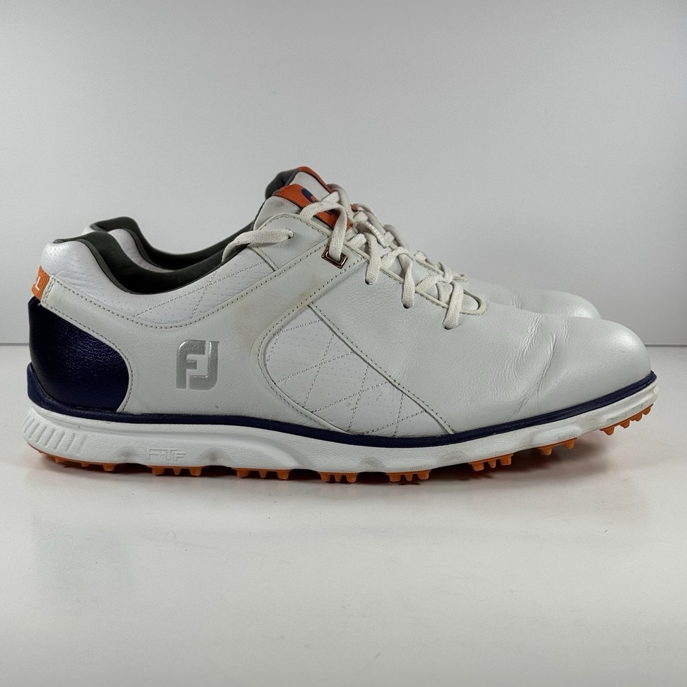 Footjoy Fj Pro/Sl Spikeless Golf Shoes 53533 White/Na… - Gem